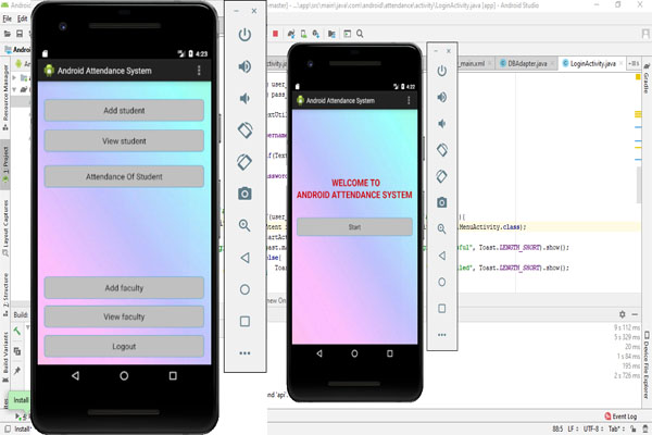 Attendance Monitoring System in Android App with Full Source Code | SourceCodester